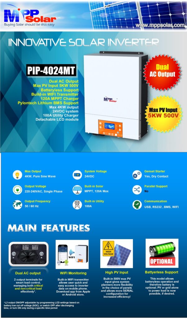 4024MT (4KW 24V) – Maximum Solar Online